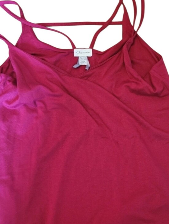 Dynamite | Tops | 425 Dynamite Doublestrap Camisole Berry Red | Poshmark